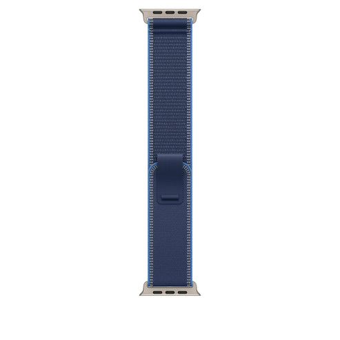 49mm Blue/Bright Blue Trail Loop – M/L - Natural Titanium Finish ...