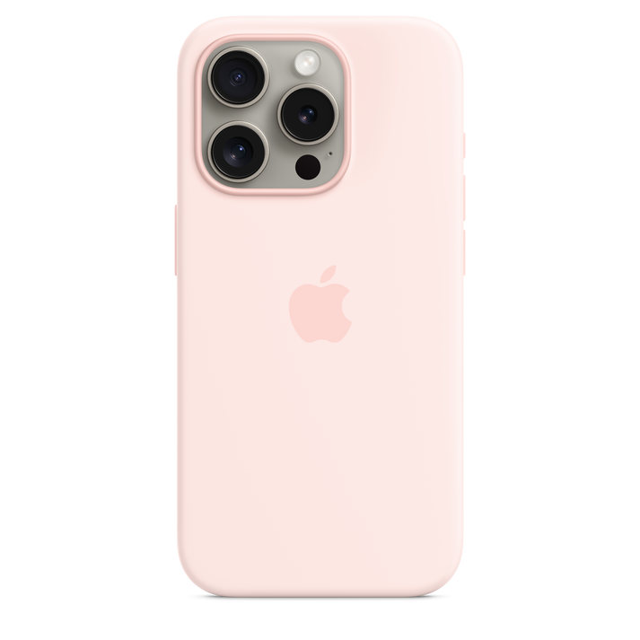 iPhone 15 Pro Silicone Case with MagSafe - Light Pink – iStudiobySPVi